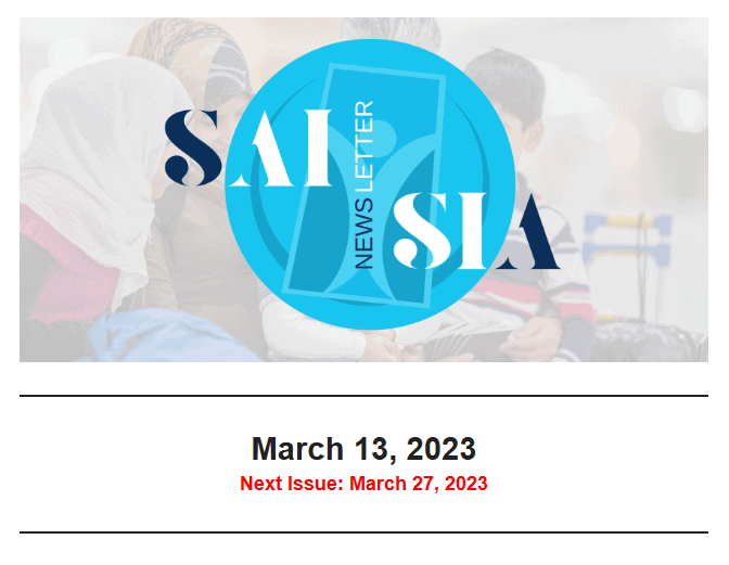Bi-Weekly Newsletter - March 13, 2023 - SAISIA
